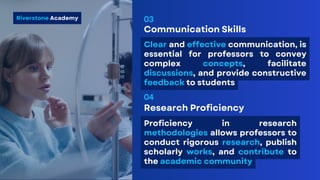 7 Essential Skills for College Professor Career | PDF