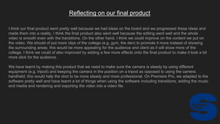 College promo campaign | PPT