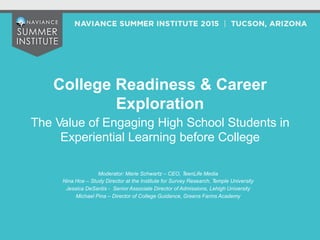 College Readiness & Career Exploration | PDF | College Planning ...