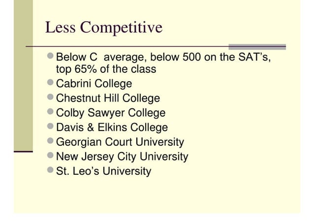 College Selection Process | PPT