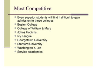 College Selection Process | PPT