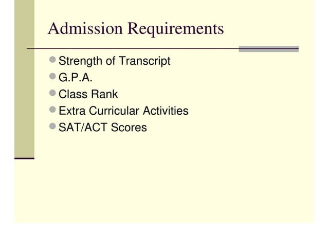 College Selection Process | PDF