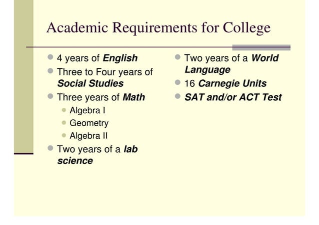 College Selection Process | PPT