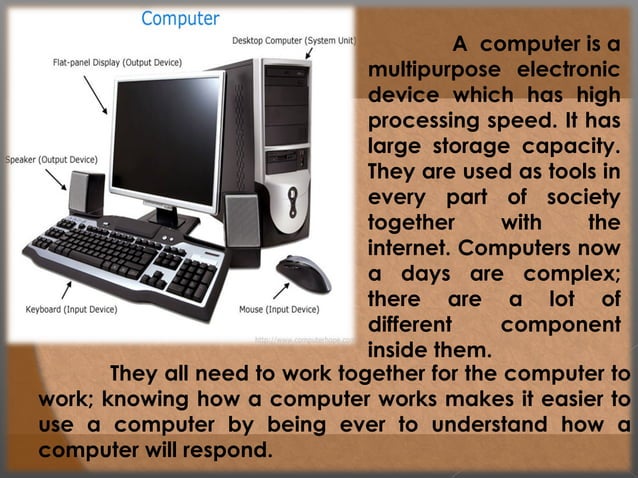 introduction of computer | PPT | Smartphones | Consumer Electronics
