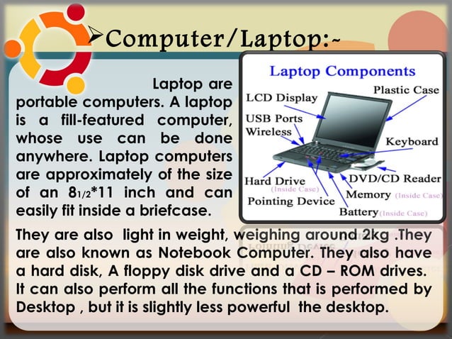 introduction of computer | PPT | Smartphones | Consumer Electronics