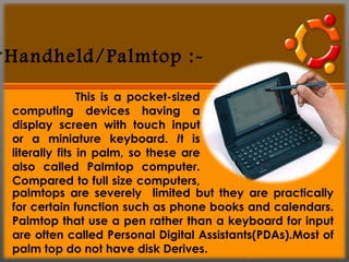 introduction of computer | PPT | Smartphones | Consumer Electronics