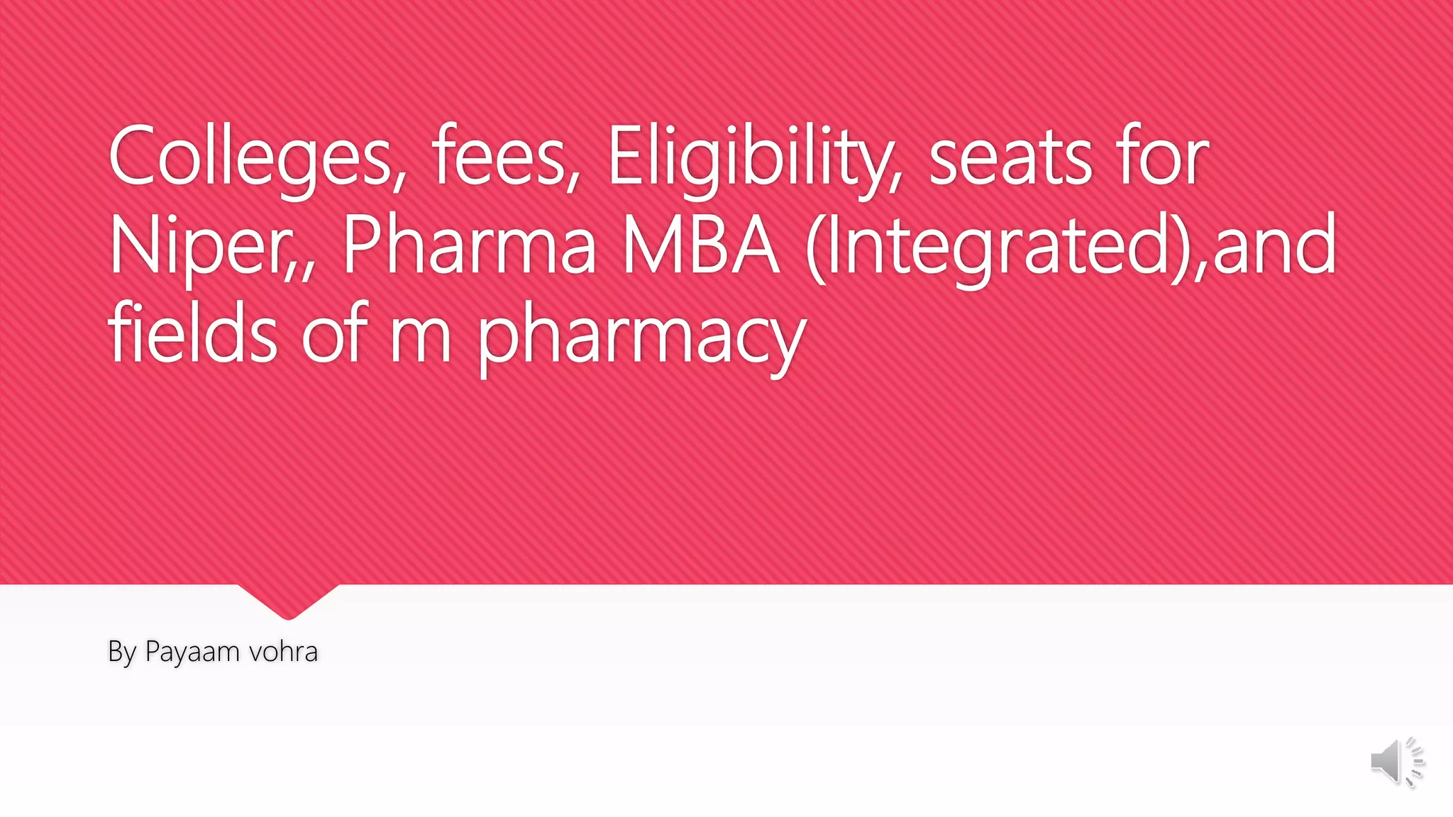 Colleges, fees, eligibility, seats for niper and information about ...