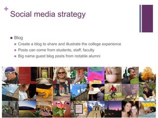 College and University Social Media Strategy | PPT