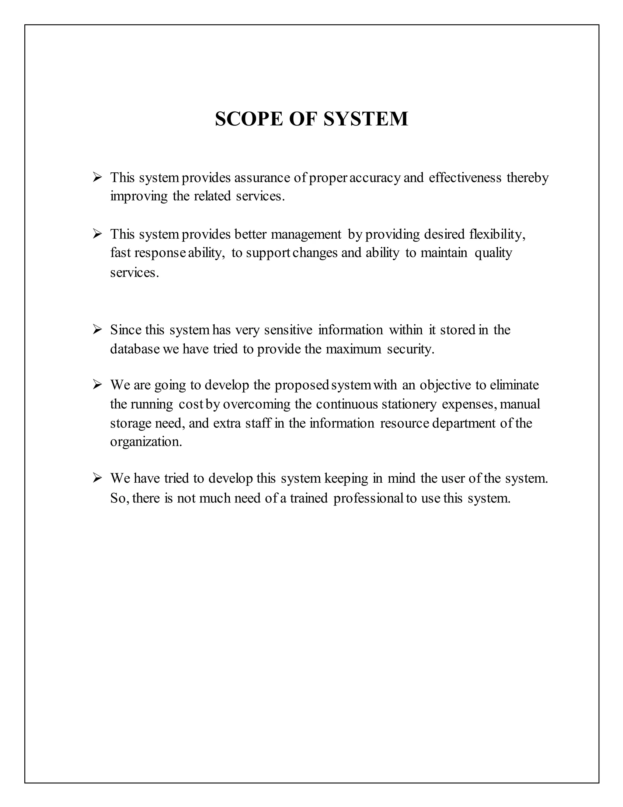 College Stationery Management System | DOCX