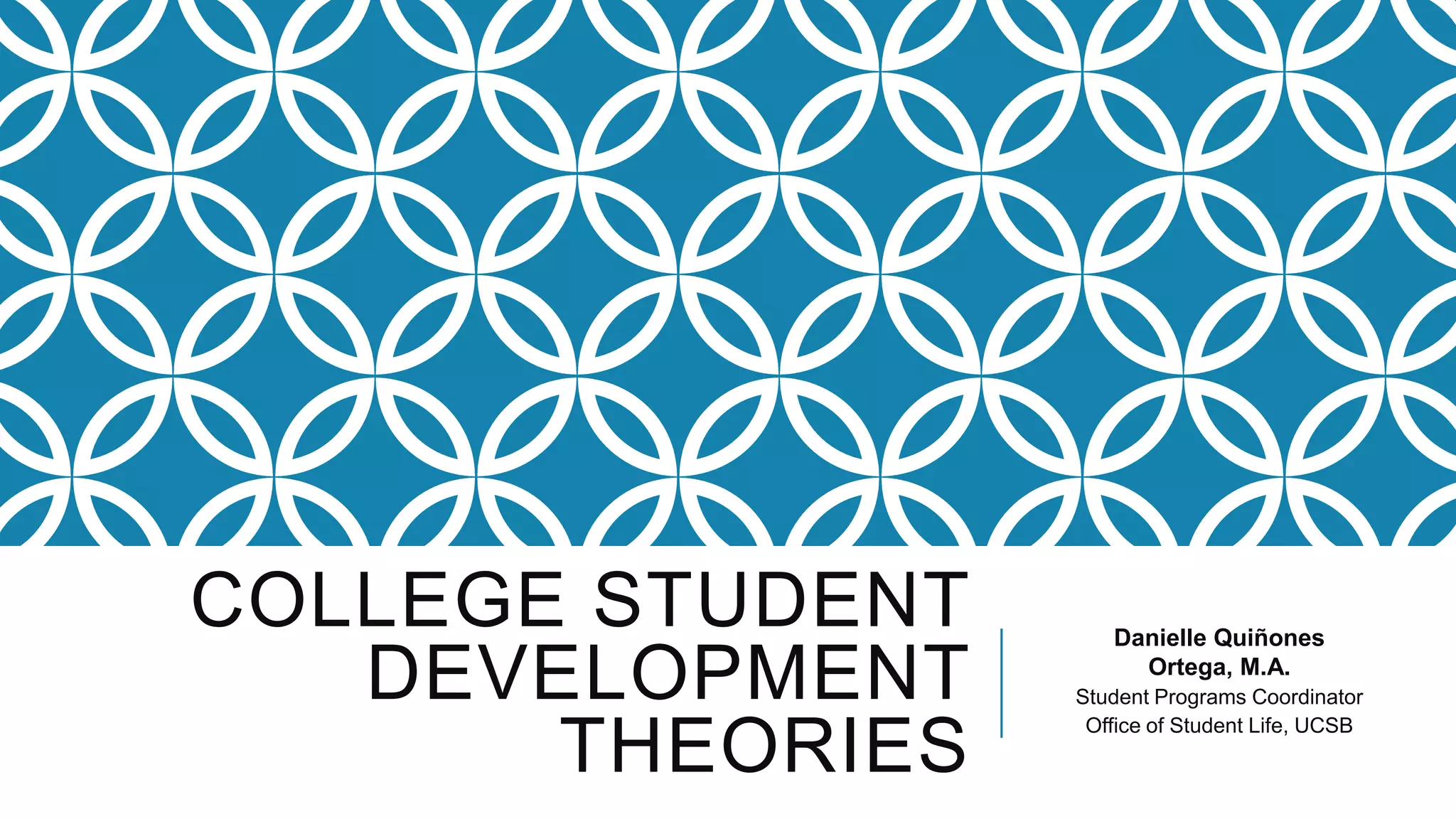 College Student Development Theories | PPTX
