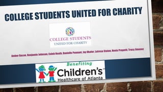 College students united for charity | PPTX