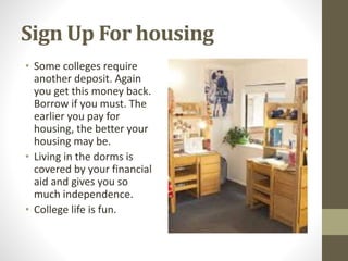 College Success Tips for Current High School Seniors | PPTX