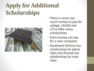 College Success Tips for Current High School Seniors | PPTX