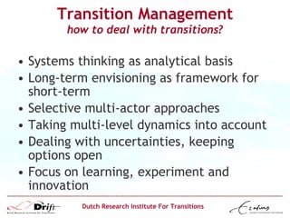 Transition Management basics | PPT