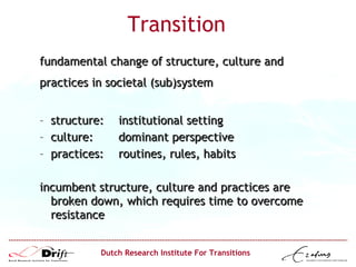 Transition Management basics | PPT