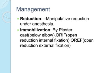Colles' fracture | PPTX