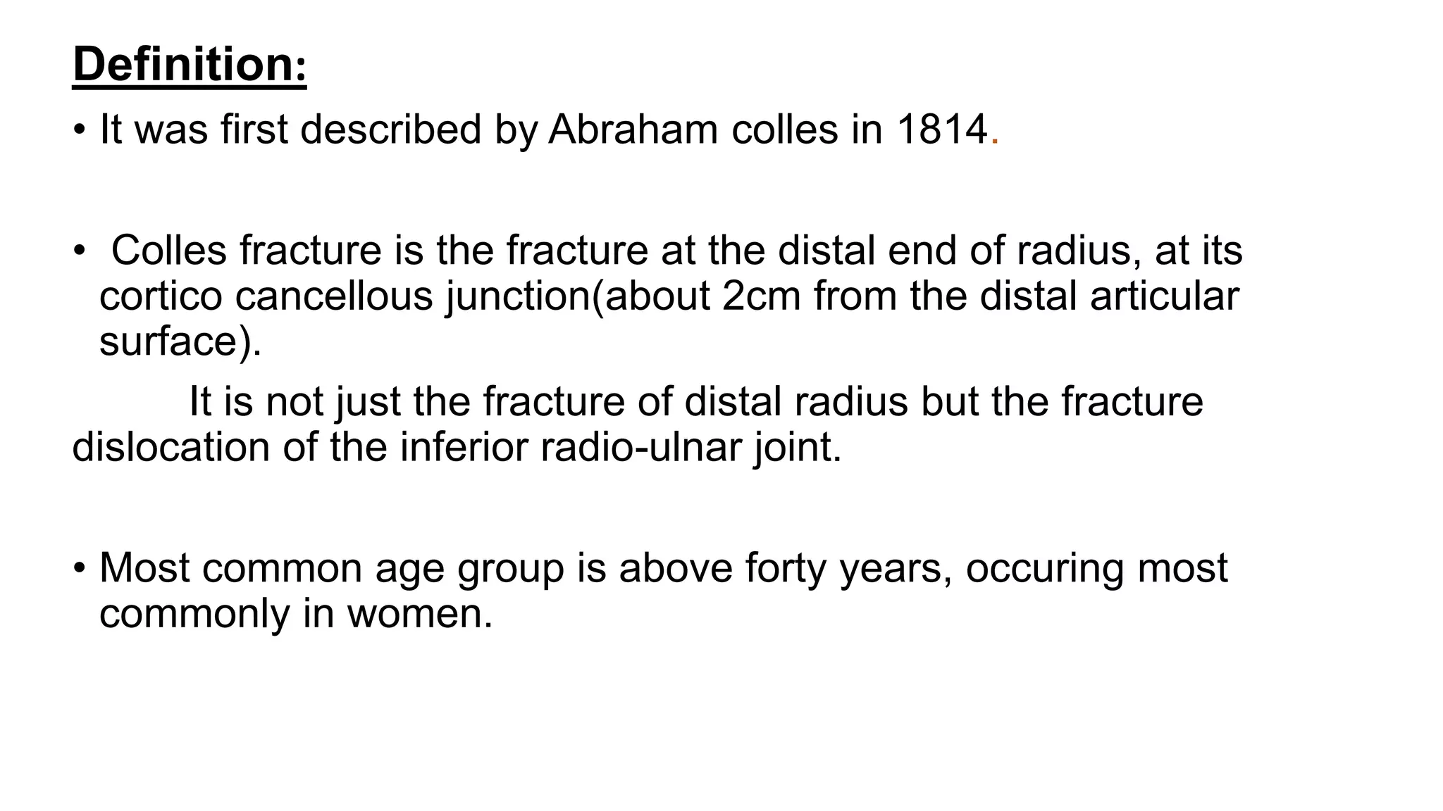 Colles fracture | PPTX