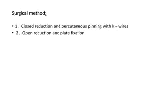 Colles fracture | PPTX