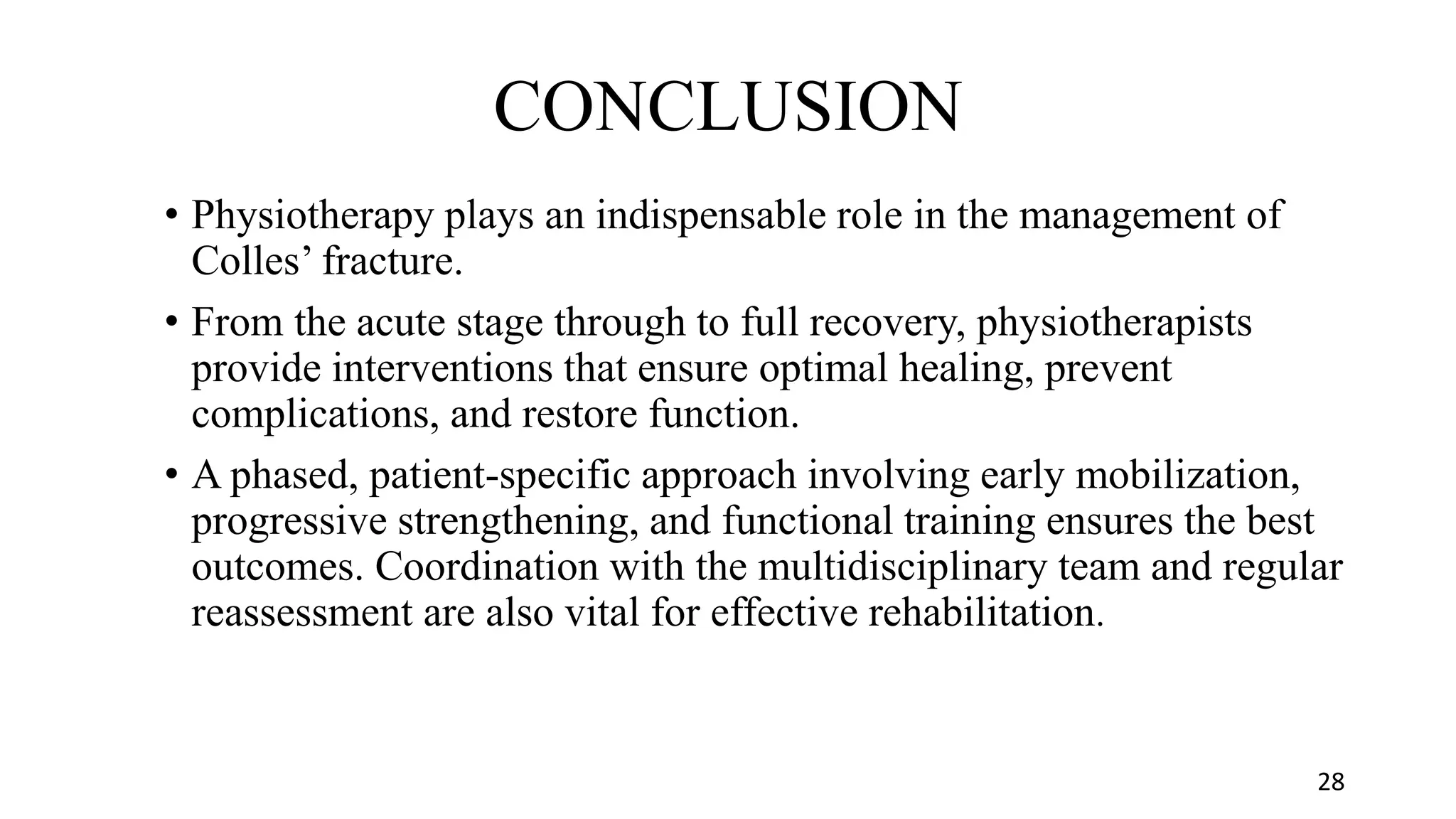 Physiotherapy management of Colles fracture .pdf