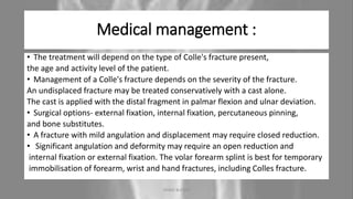 Colles' fracture & physiotherapy management | PPTX