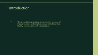 Collibra DQ Installation setup and debug | PPT