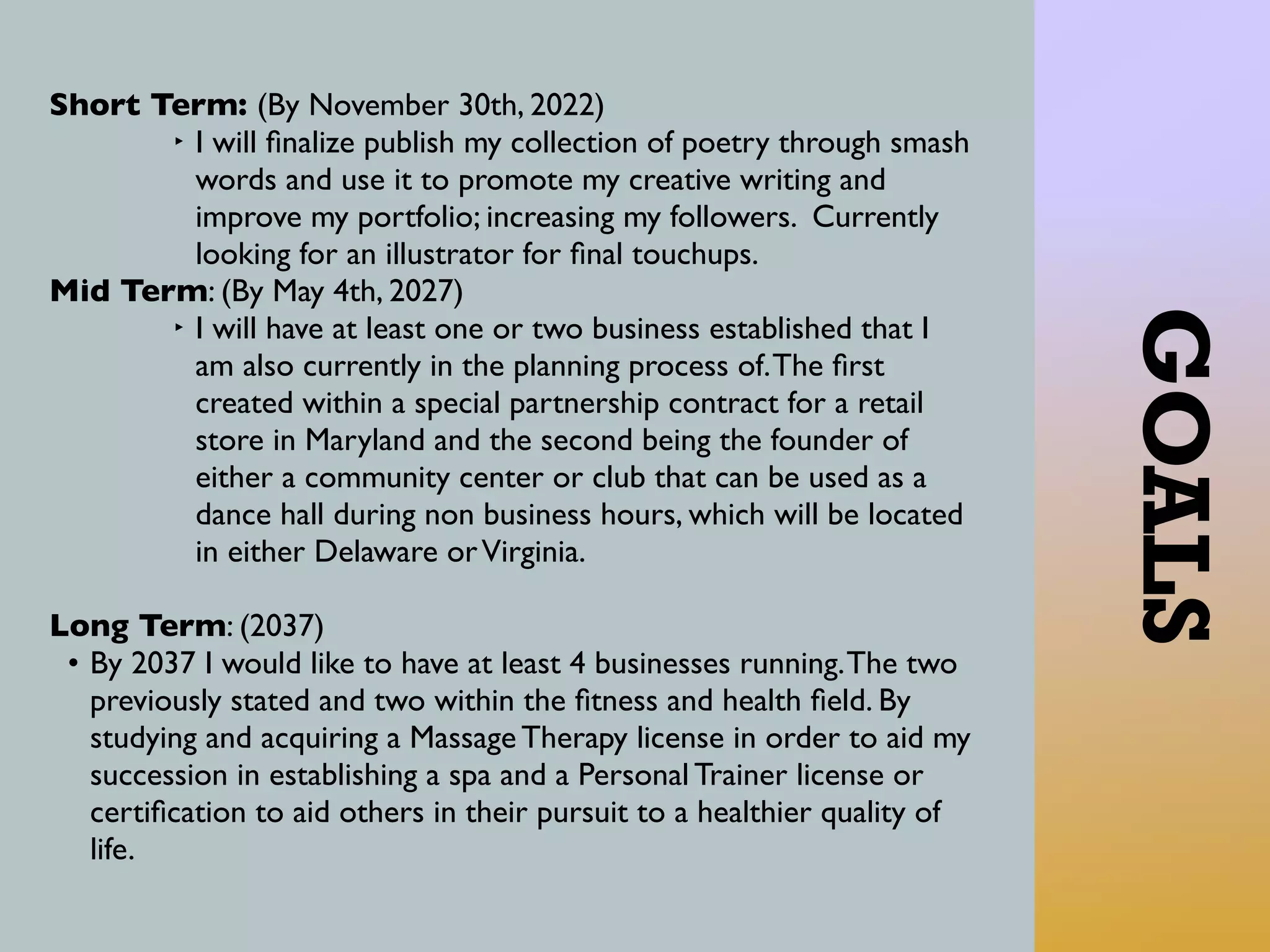 Peronsal Brand Exploration - Devron Collick | PDF