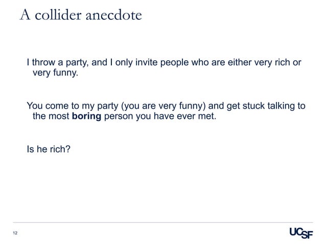 Quick Intro to DAGs, d-separation, and Collider Bias Intro | PPT