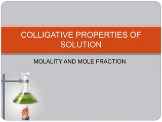 Colligative properties, sifat koligatif | PPT