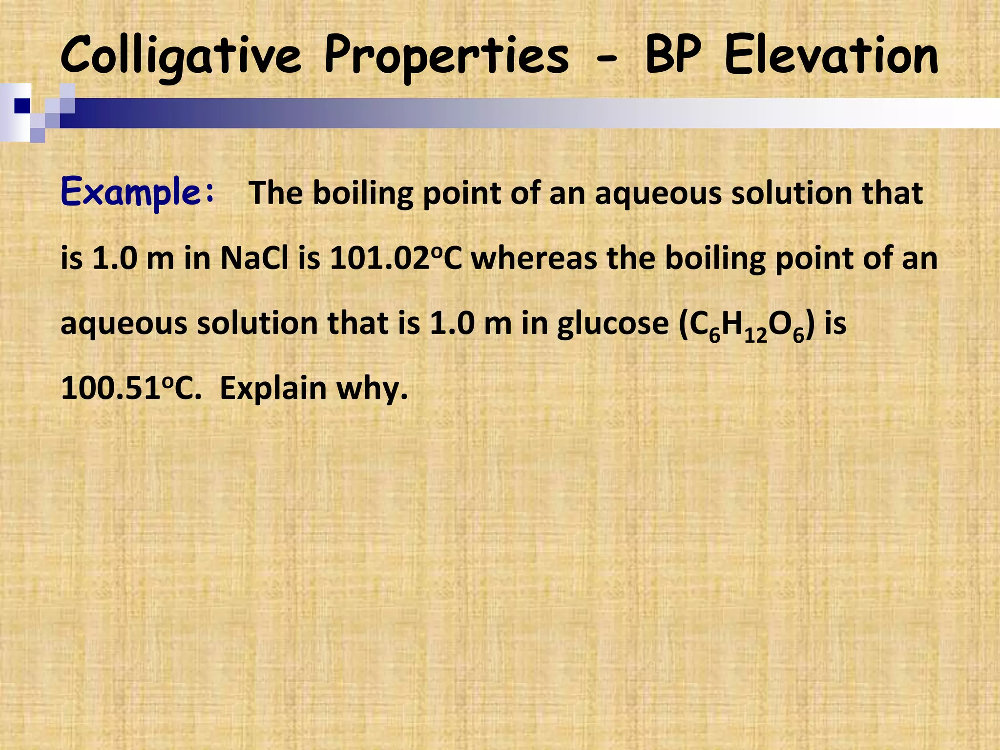 Colligative properties | PPT