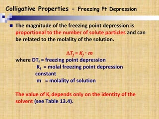 Colligative properties | PPT