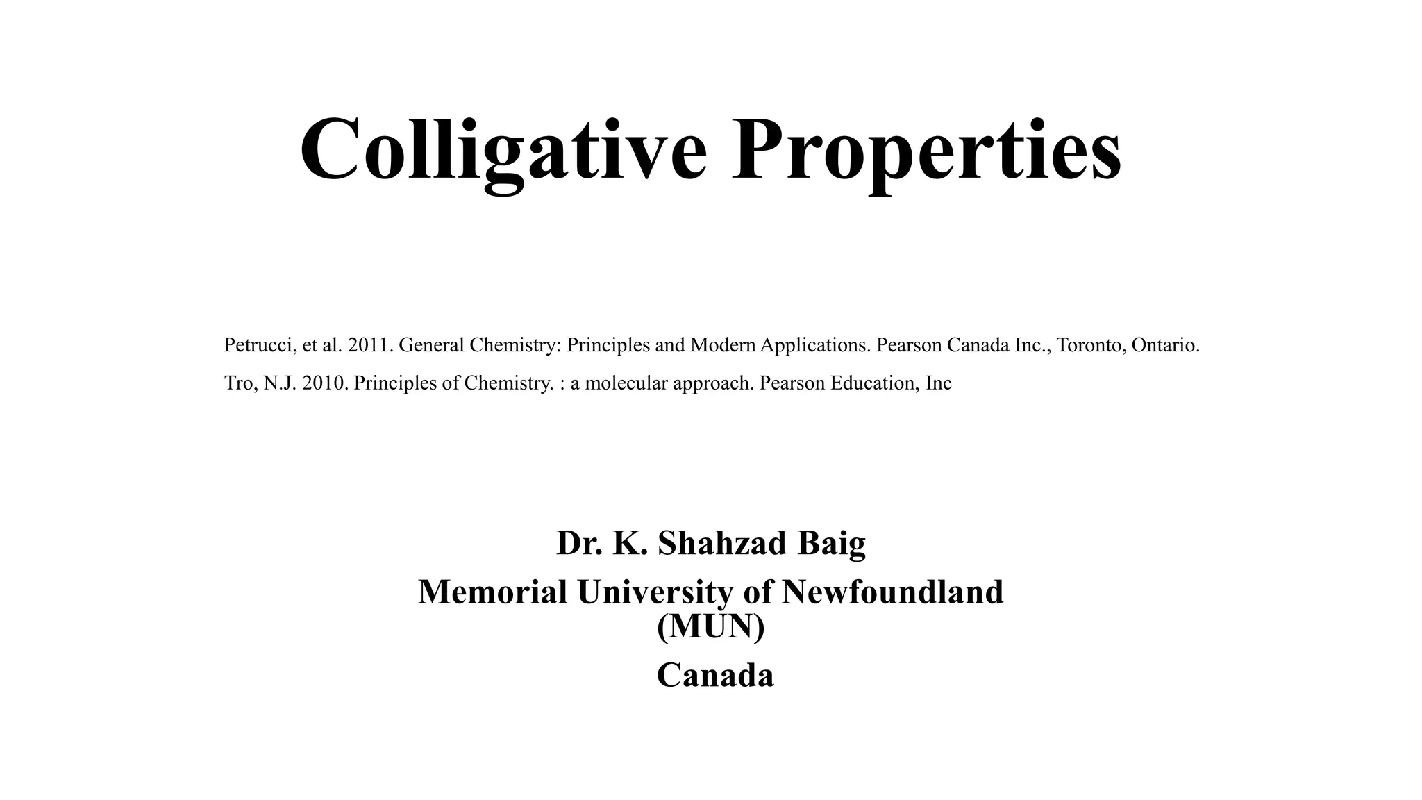 Colligative properties, 13(3) | PPTX