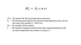 Colligative properties, 13(3) | PPTX