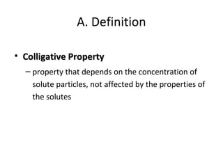 Colligative Properties | PPT