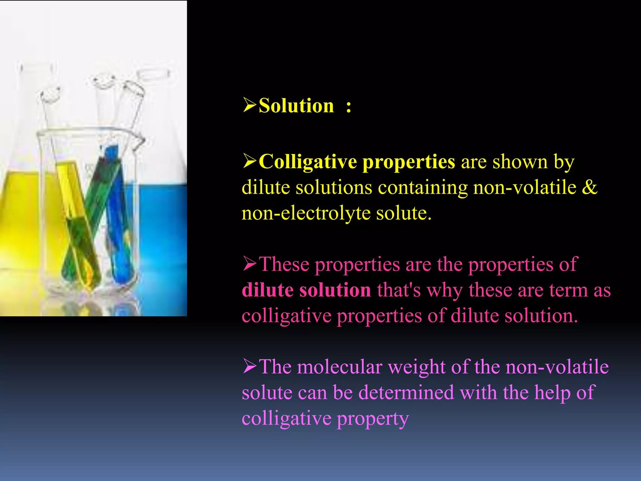 Colligative properties ppt ssc,amt | PPT
