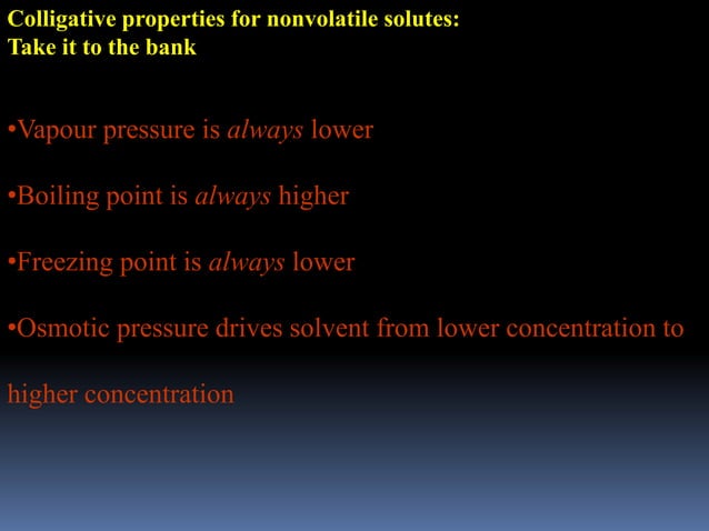 Colligative properties ppt ssc,amt | PPT
