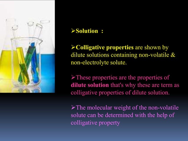 Colligative properties ppt ssc,amt | PPT