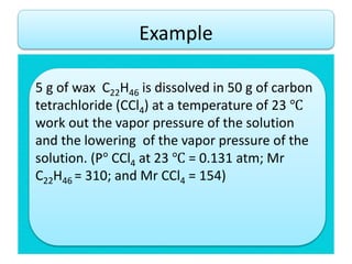 Colligative Properties | PPTX