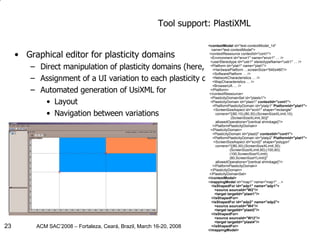 An Intelligent Editor for Multi-Presentation User Interfaces | PPT