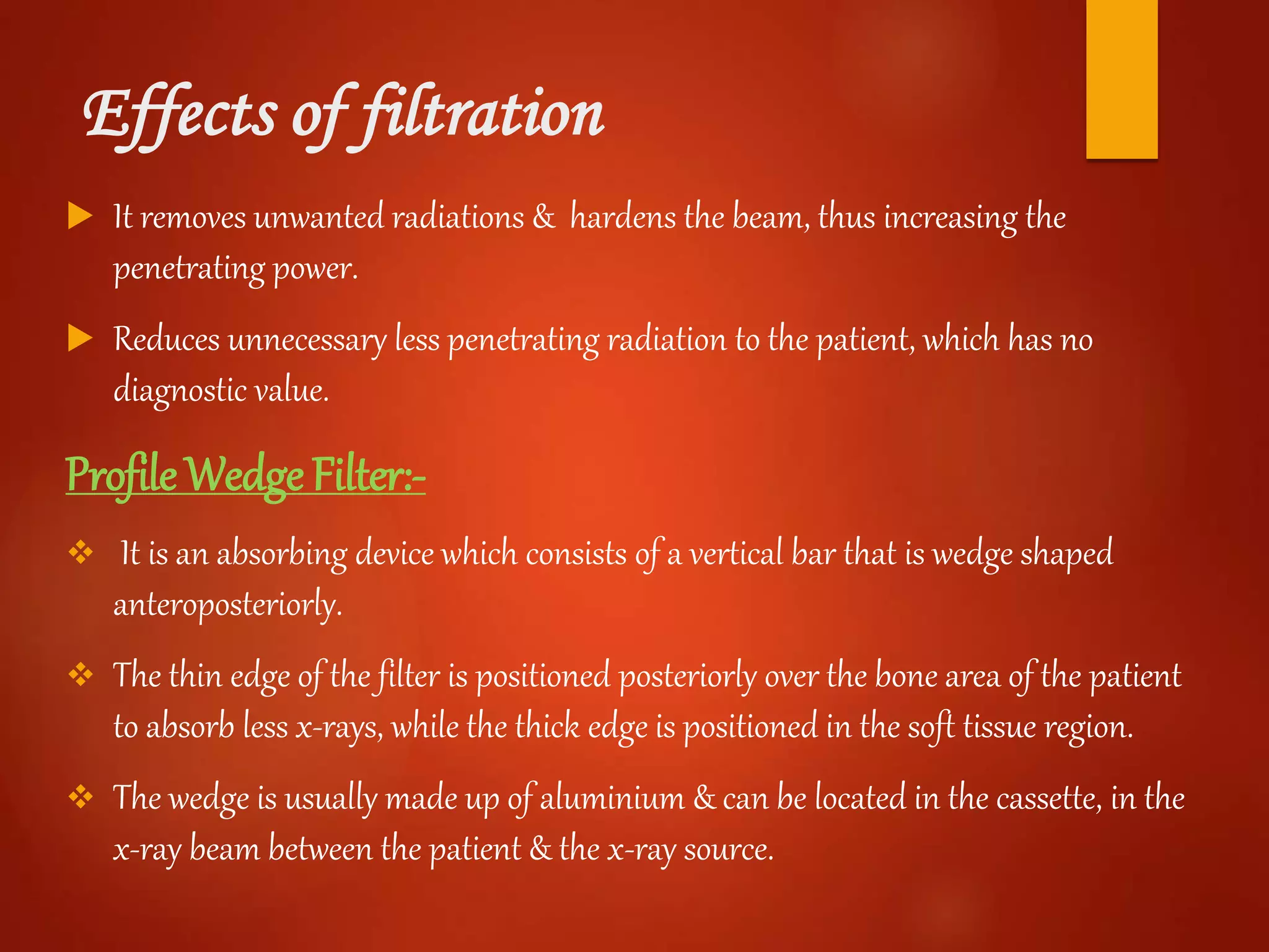 Collimation & filtration | PPTX