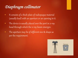 Collimation & filtration | PPTX