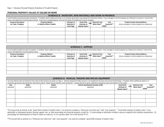 Collincad Business Property Personal Rendition form | PDF