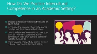 Developing Intercultural Competence | PPTX