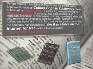 Collins English Dictionary Online | PPTX
