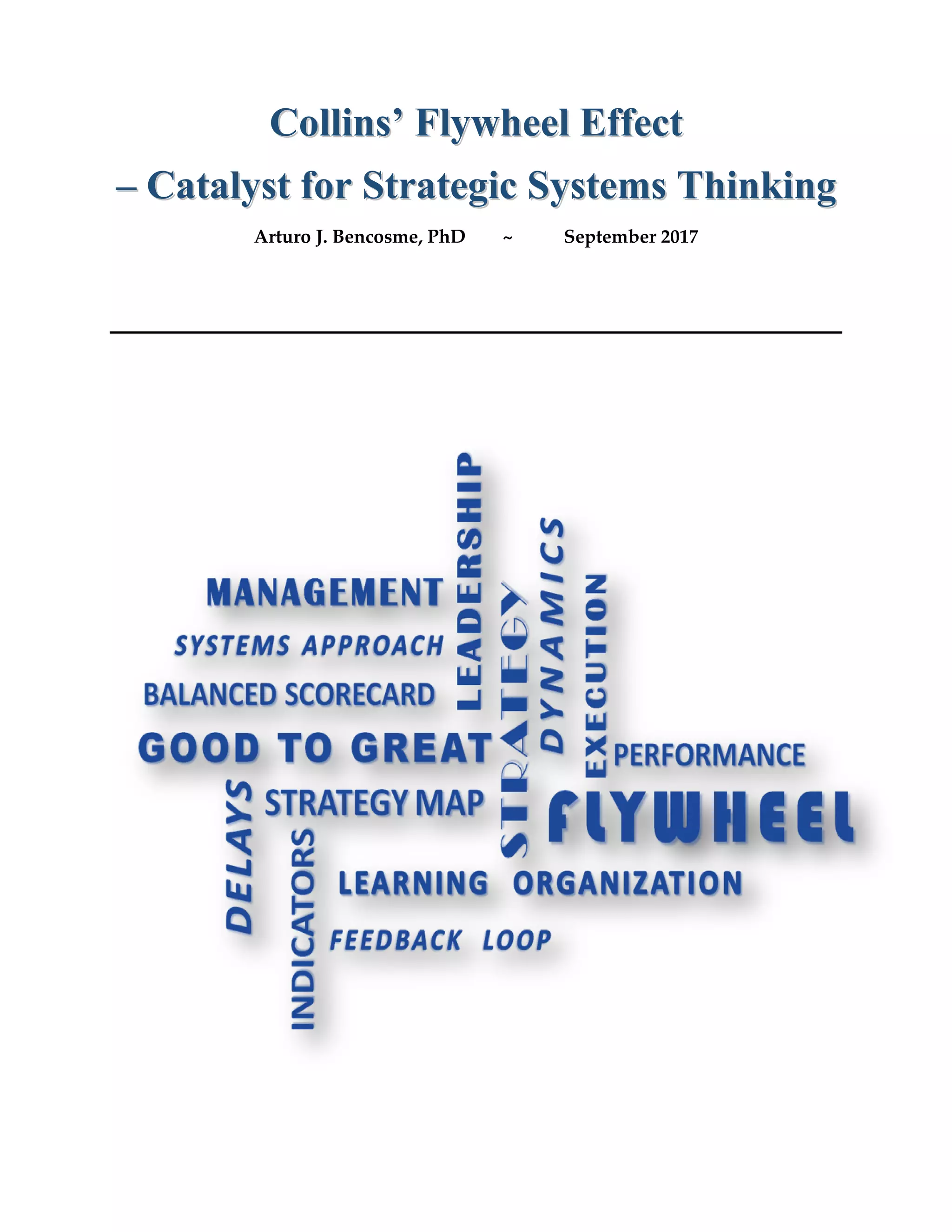 Collins’ Flywheel Effect – Catalyst for Strategic Systems Thinking ...