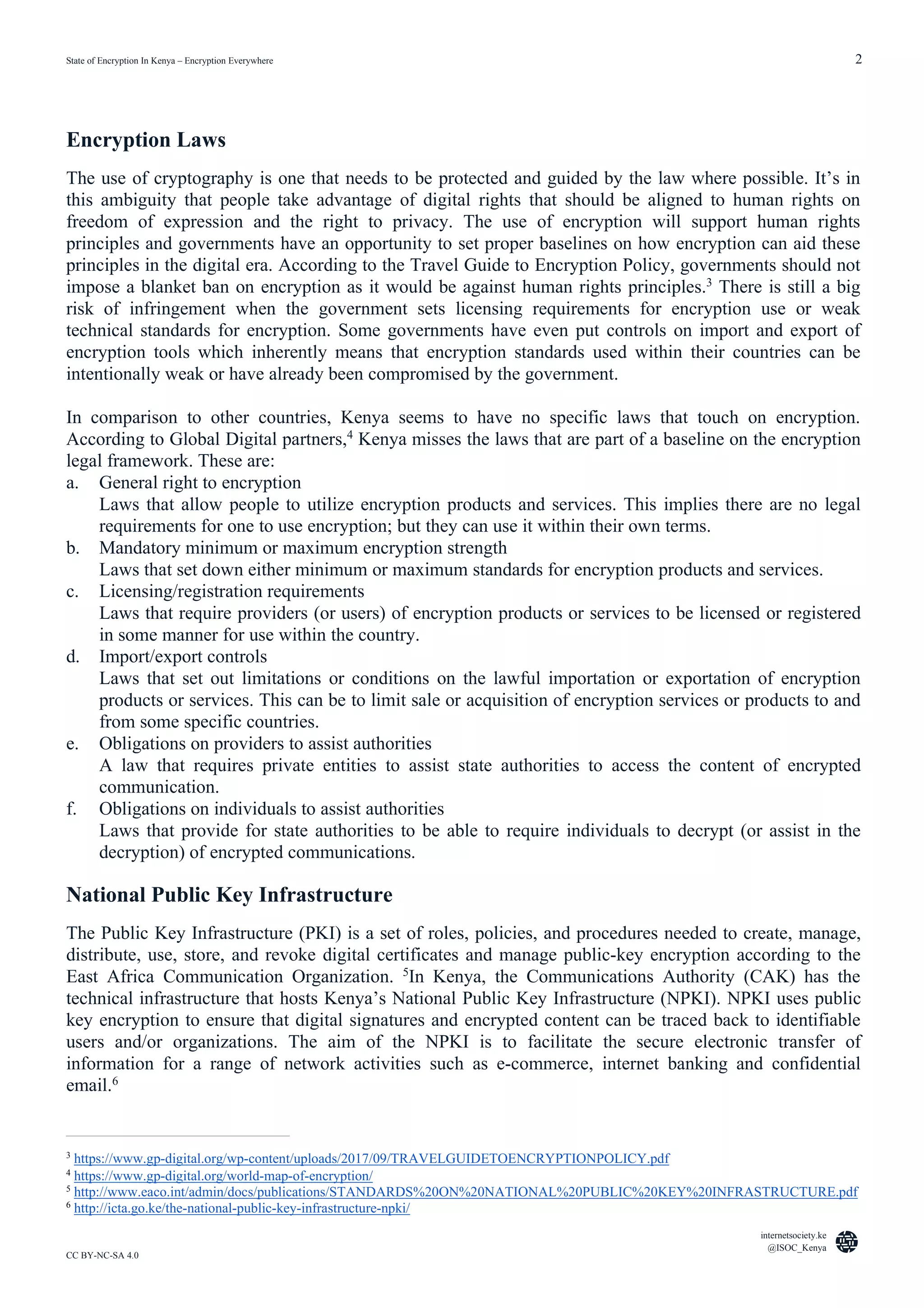 State of Encryption in Kenya | PDF