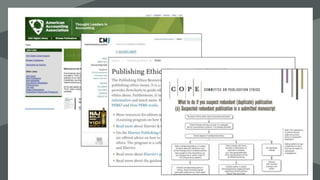 Managing plagiarism: Similarity Check | PPTX