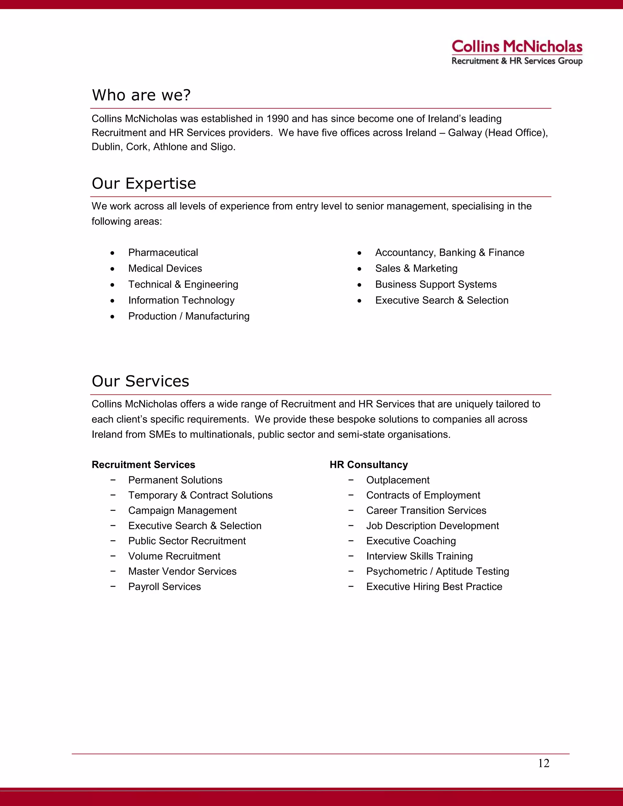 Collins Mc Nicholas national salary survey 2011 | PDF