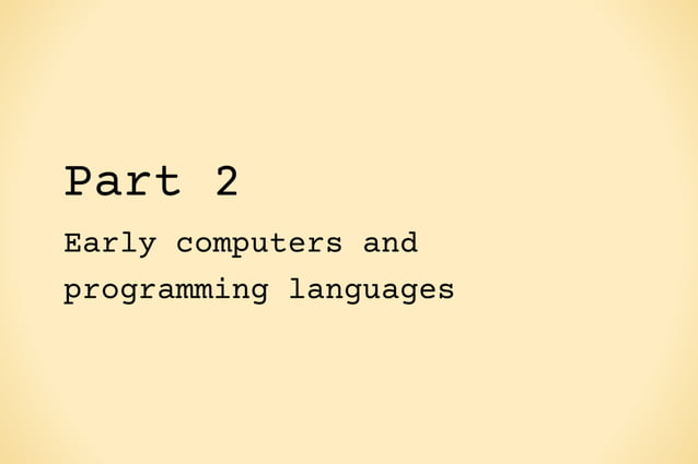 A history of programming | PDF