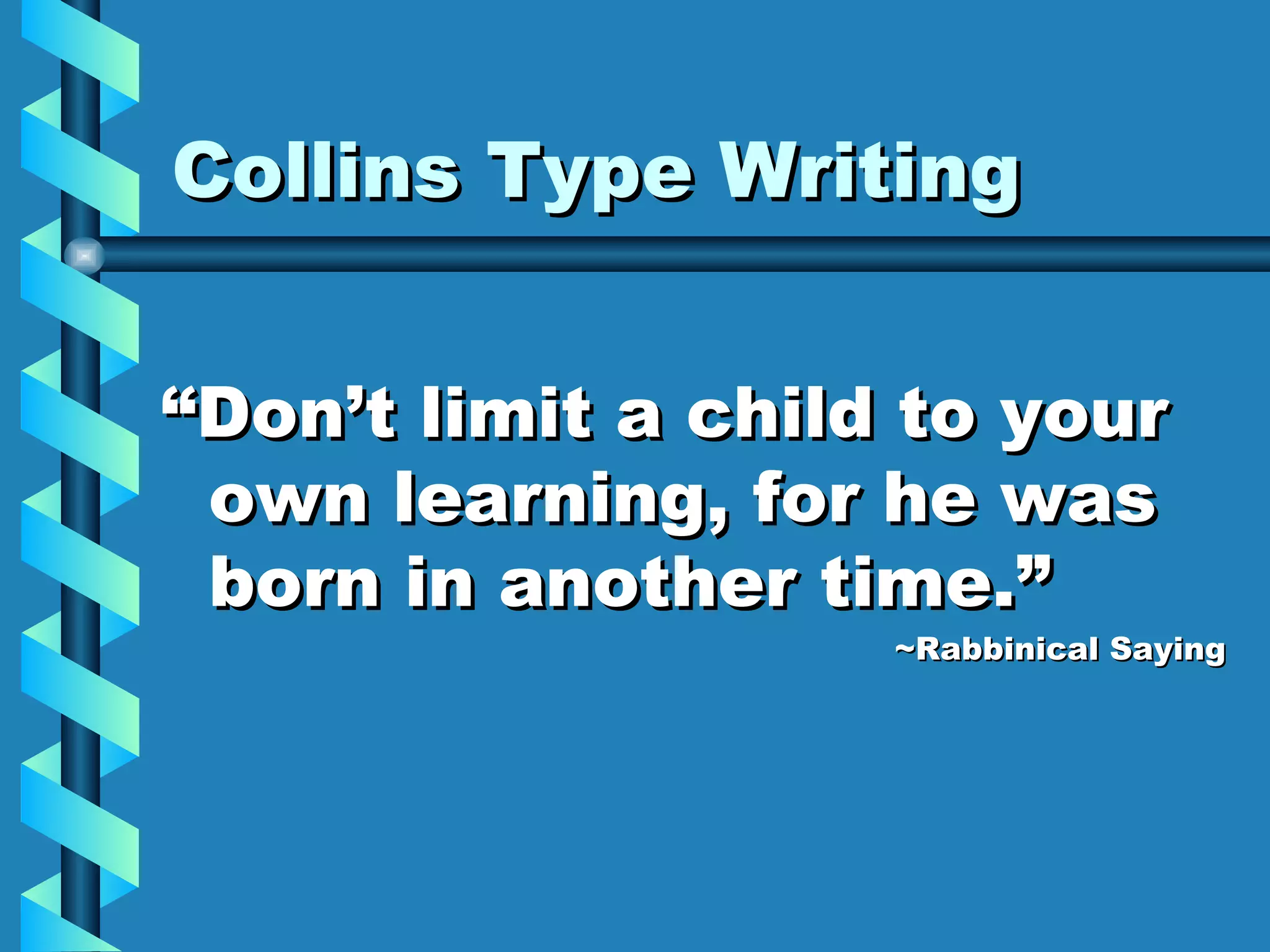 Collins Type 1 & 2 Writing | PPT