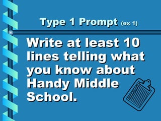 Collins Type 1 & 2 Writing | PPT